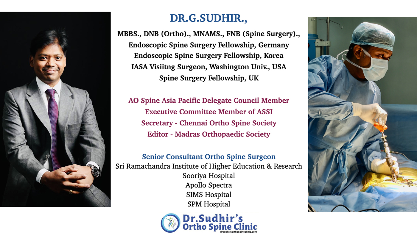 DR.G.SUDHIR - Ortho Spine Clinic